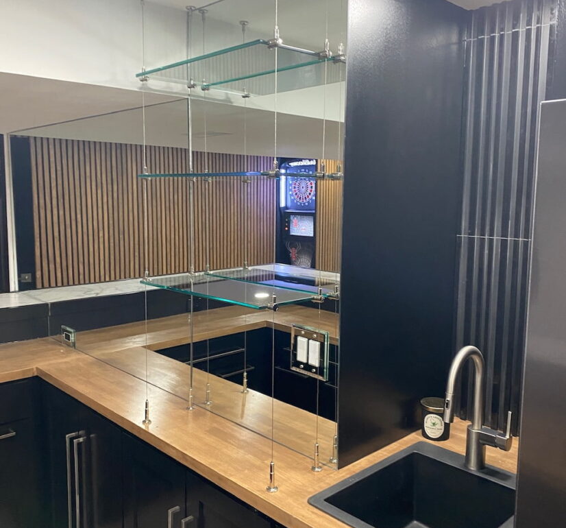 Custom Glass Shelving | Geneva Glass Works